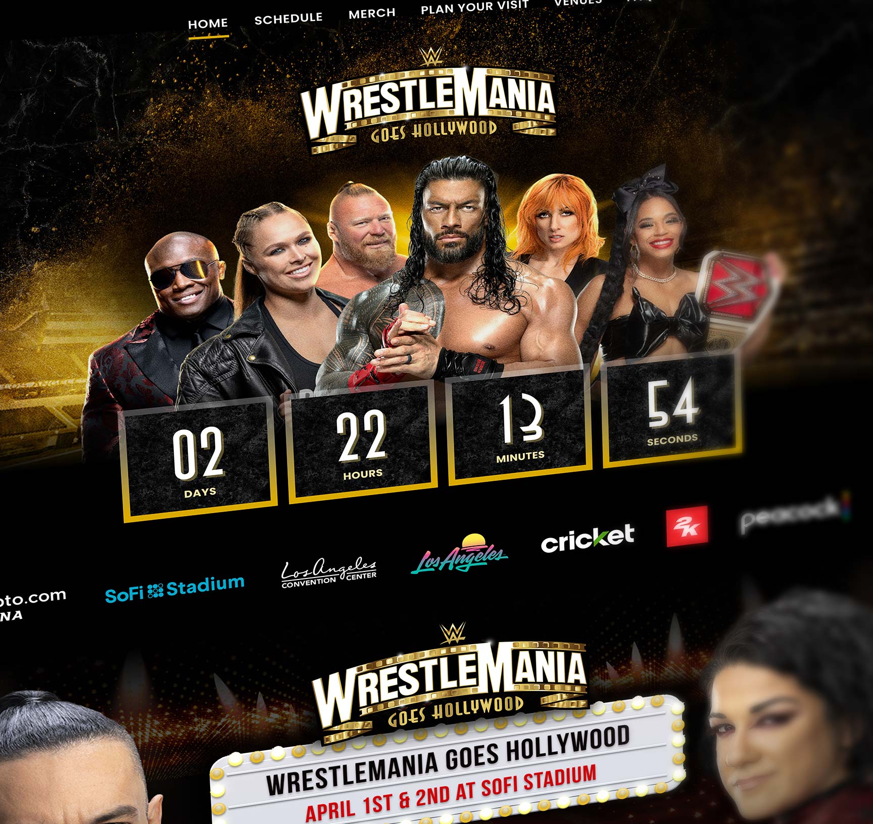 WrestleMania 39 - Bill Frank Design